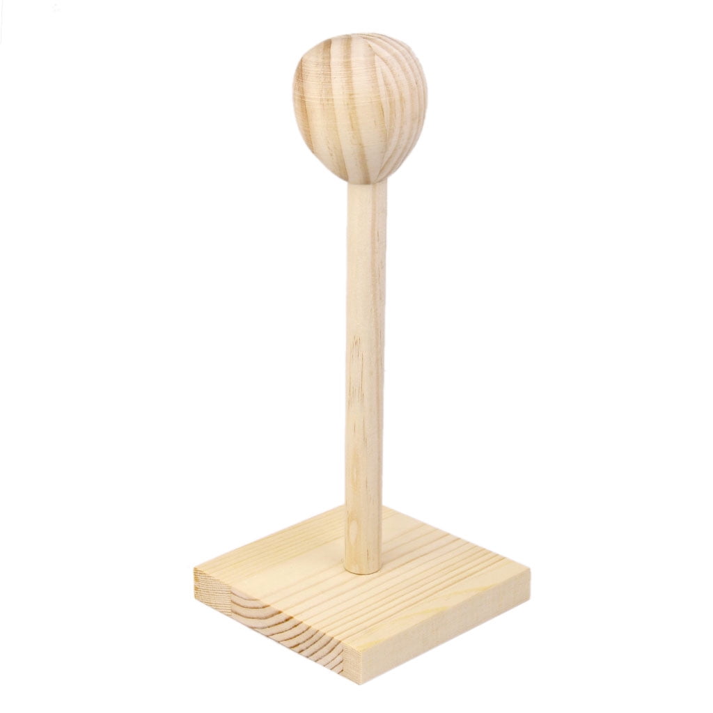 Click here for Luzkey Natural Wooden Hair Stand Display Supporter... prices
