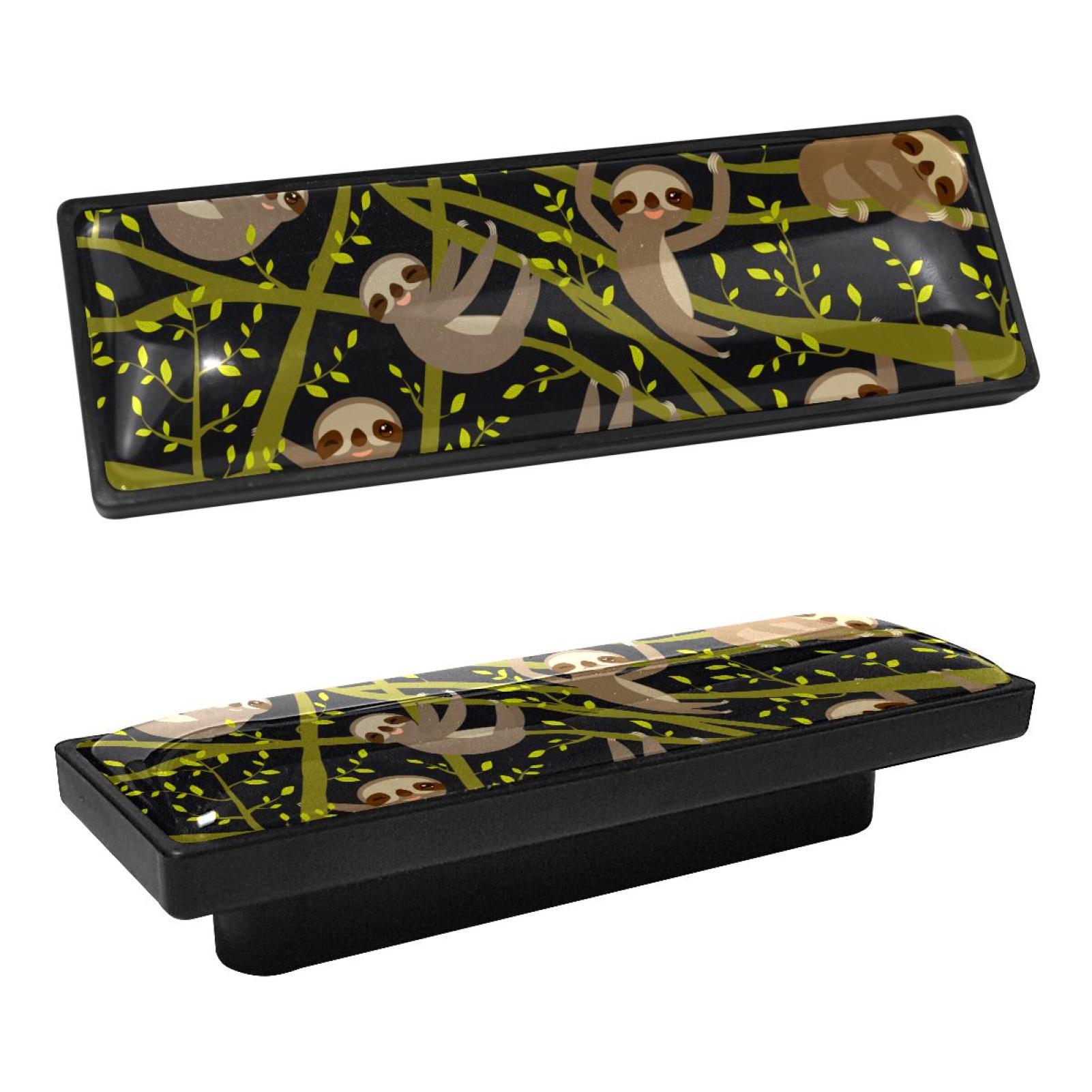 4 Pcs Rectangle Cabinet Handle Cupboard Knob Drawer Pulls Handle ...