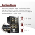 32-Bottle Dual Zone MAX Compressor Wine Cooler – Freestanding Mini ...
