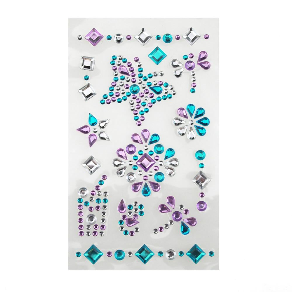 Self-Adhesive Rhinestone Stickers, Butterfly, 14-count - Walmart.com