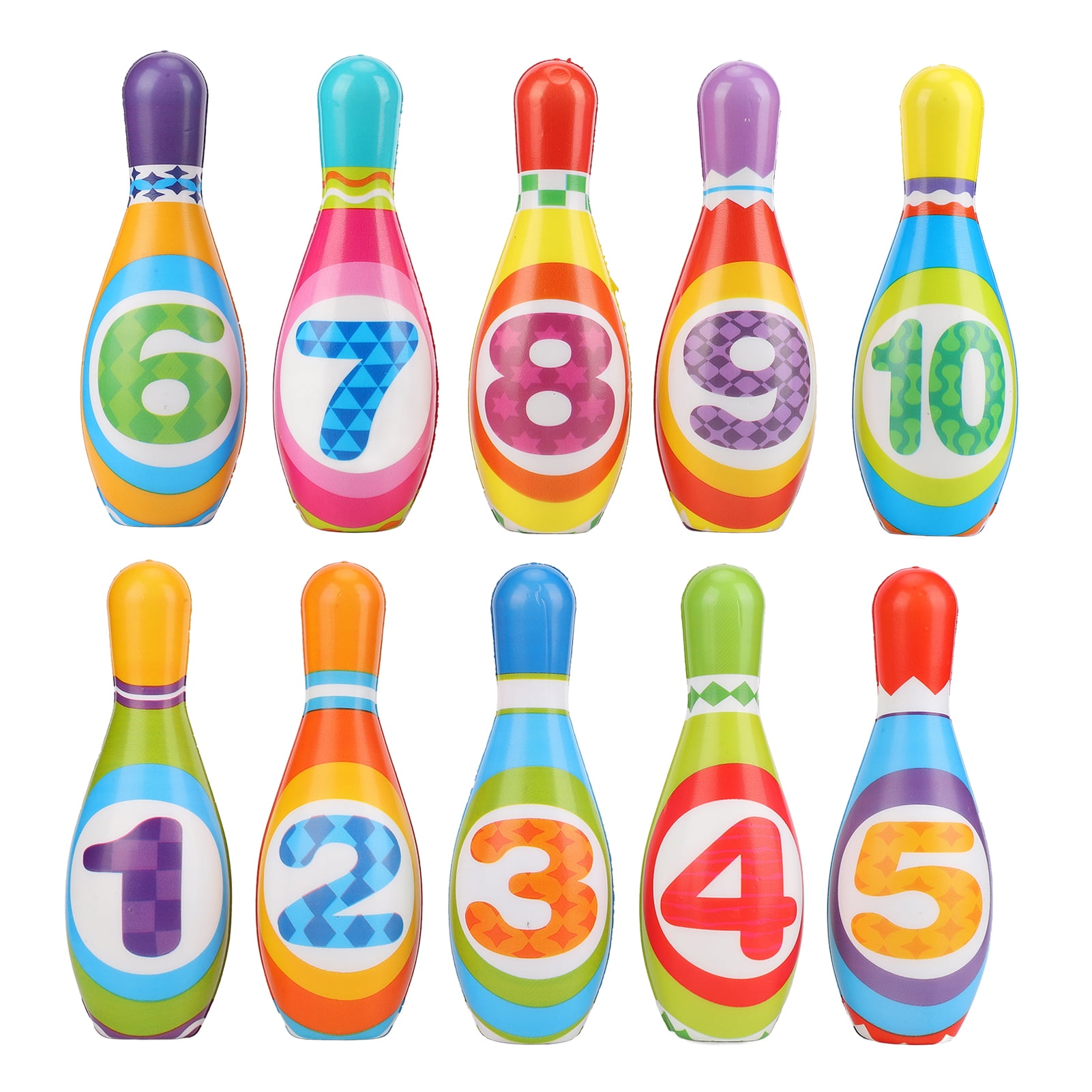 Bowling Pins Numbered