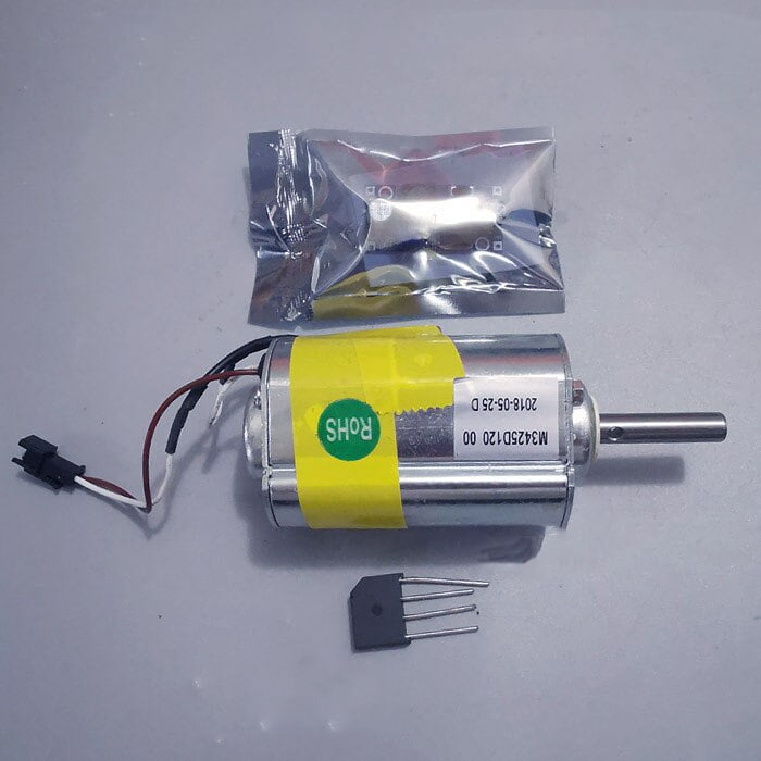 120V Volt DC Motor Mini Electric Motors Permanent Magnet Motor DIY ...