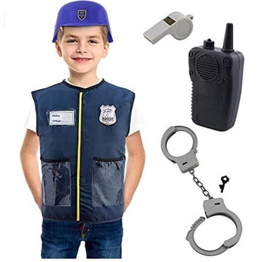 Police Officer Costume Boys Toddler 3-4 - Walmart.com