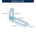 10Pcs Right Angles Mounting Brackets Quick Assembly Adjustable Angles ...