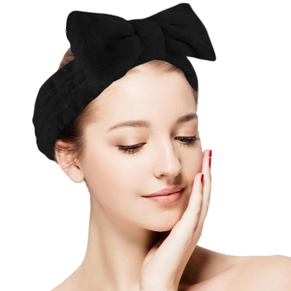 Tohuu Bowtie Heads Ultra Absorbent Bow Skincare Head s Face Wash Heads ...