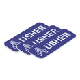 Usher 1 x 3" Name Tag/Badge, Blue, Praying Hands (3 Pack) - Walmart.com