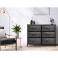 Sorbus Dresser with Fabric Drawers - Wide Chest of Drawers - Great for ...