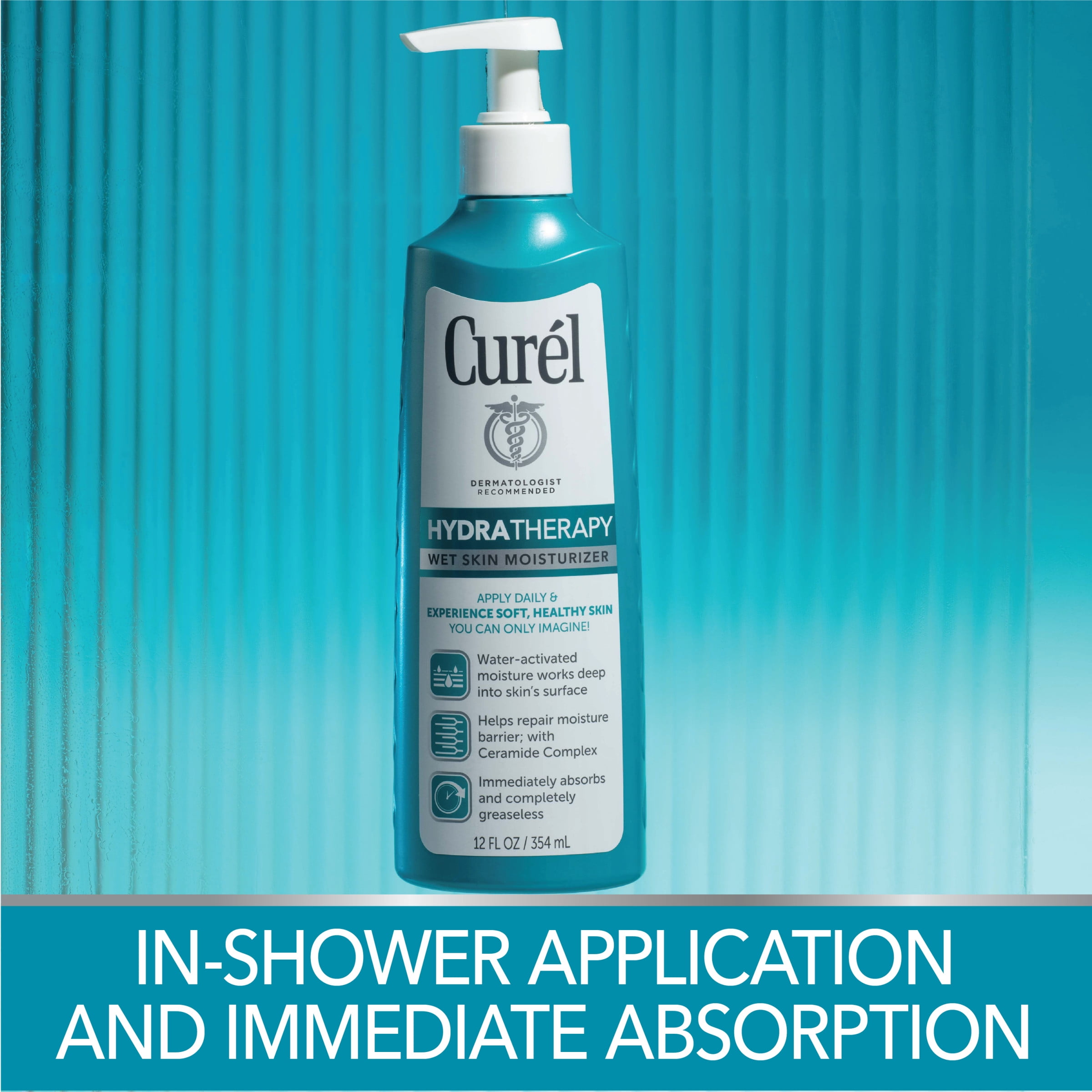 Curel Hydra Therapy Super Hydrating Daily Body Moisturizer with Advanced Ceramide Complex 12 oz Walmart