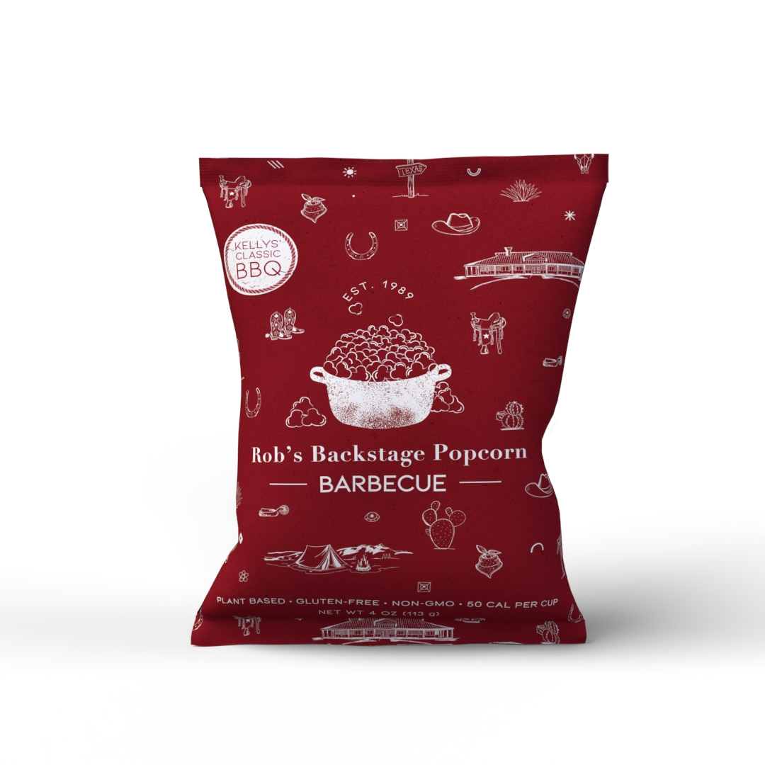 Rob's Backstage Popcorn, BBQ Flavor, 4 oz - Walmart.com