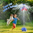 Space Rocket Water Sprinkler for Kids, Outdoor Summer Rocket Toy with ...