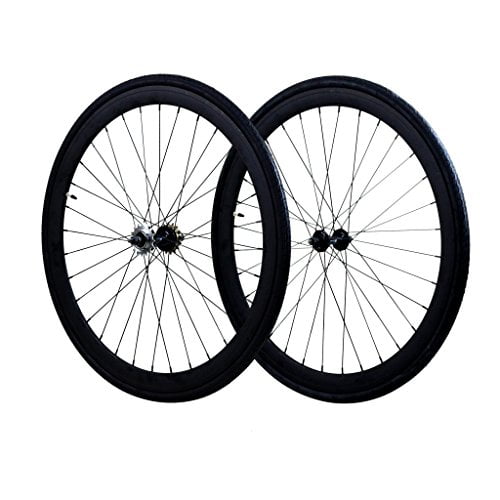 Fixie Wheels Set Fixed Gear Flip-Flop Rear Wheels 45mm with Kenda Tires ...