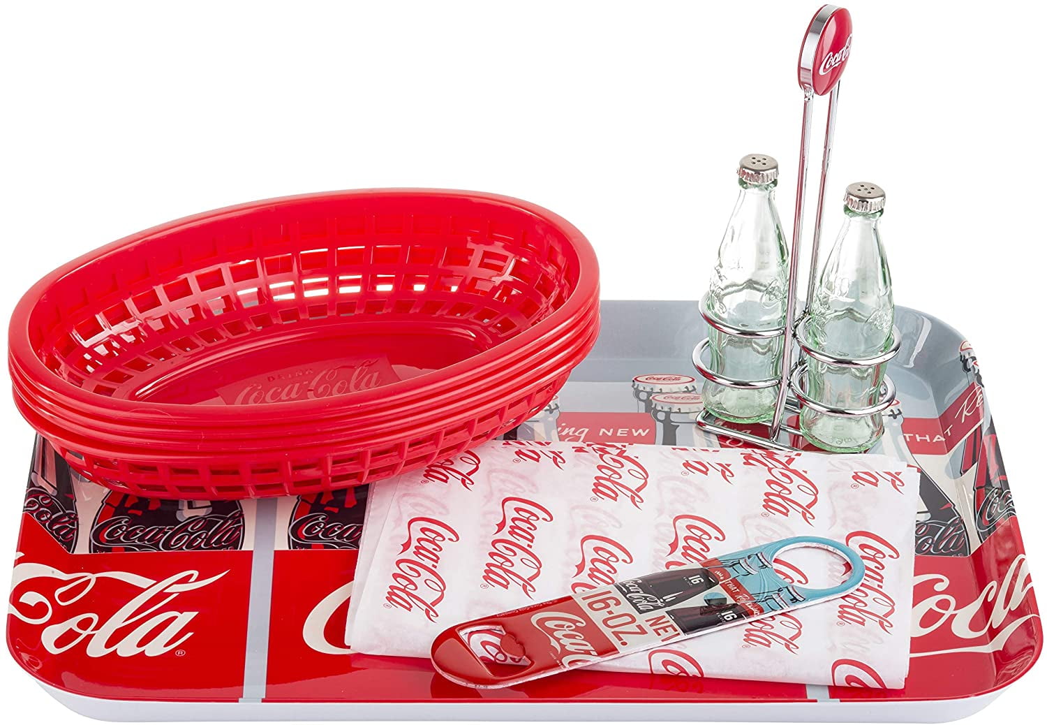 Tablecraft 400799 Coca-Cola Bundle, 15.25" x 11" x 3", Red - Walmart.com