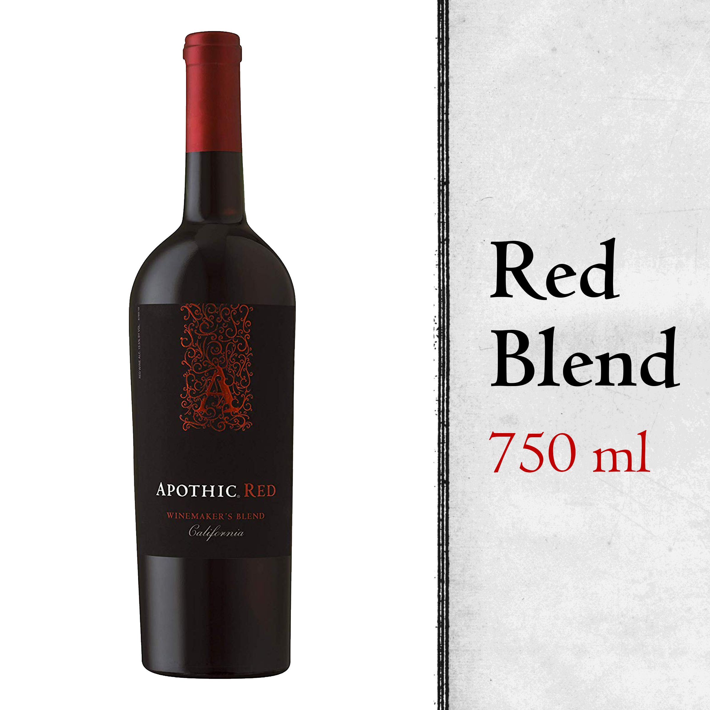 Apothic Red Blend Wine 750mL Bottle Walmart Walmart