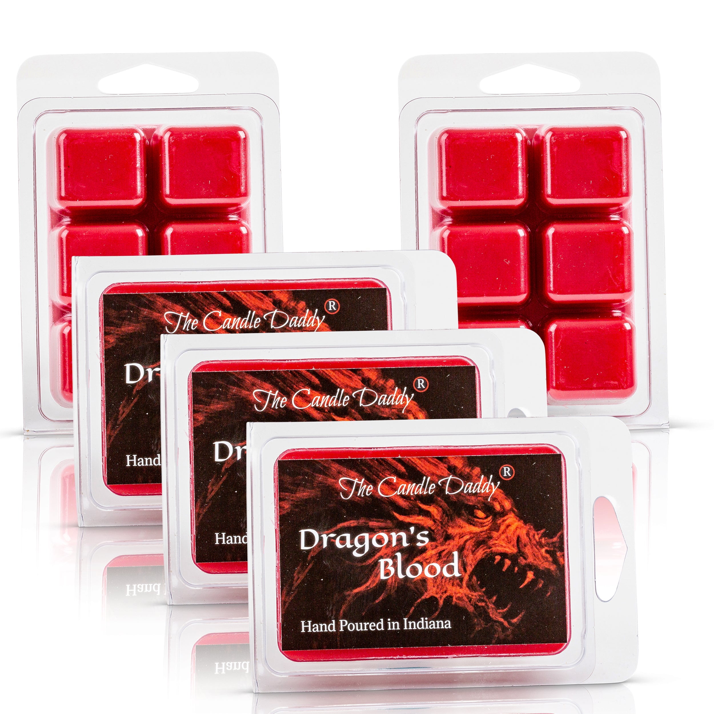 5 Pack - Dragon's Blood - Mysterious, Sweet, Earthy Scented - 2 Ounces ...