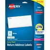 Avery 5260 Easy Peel White Address Labels, 1' x 2-5/8', 750 Labels ...