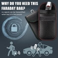 Fmxomd 2 Pack Faraday Key Fob Protector, Premium Car RFID Signal ...