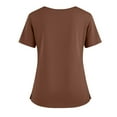 Scrub Tops for Woman - Soft Stretch, V-Neck Top Scrubs with 2 Pockets ...