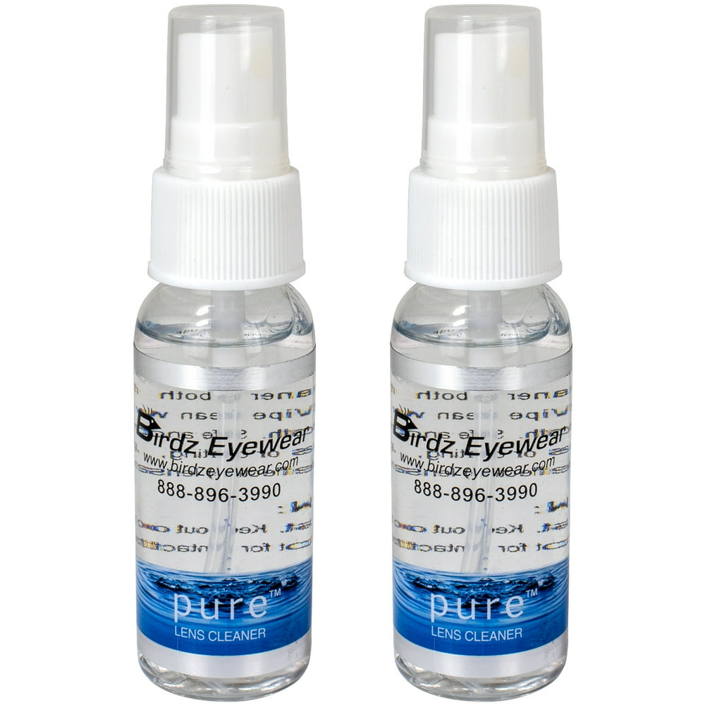 Two Bottles of Birdz Eyewear Amazing Purity Lens Cleaning Spray ...