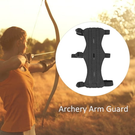 Archery Armguard, Adjustable Length Shooting Arm Protector For Hunters ...