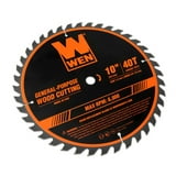WEN 10-Inch 40-Tooth Carbide-Tipped Professional Woodworking Saw Blade ...