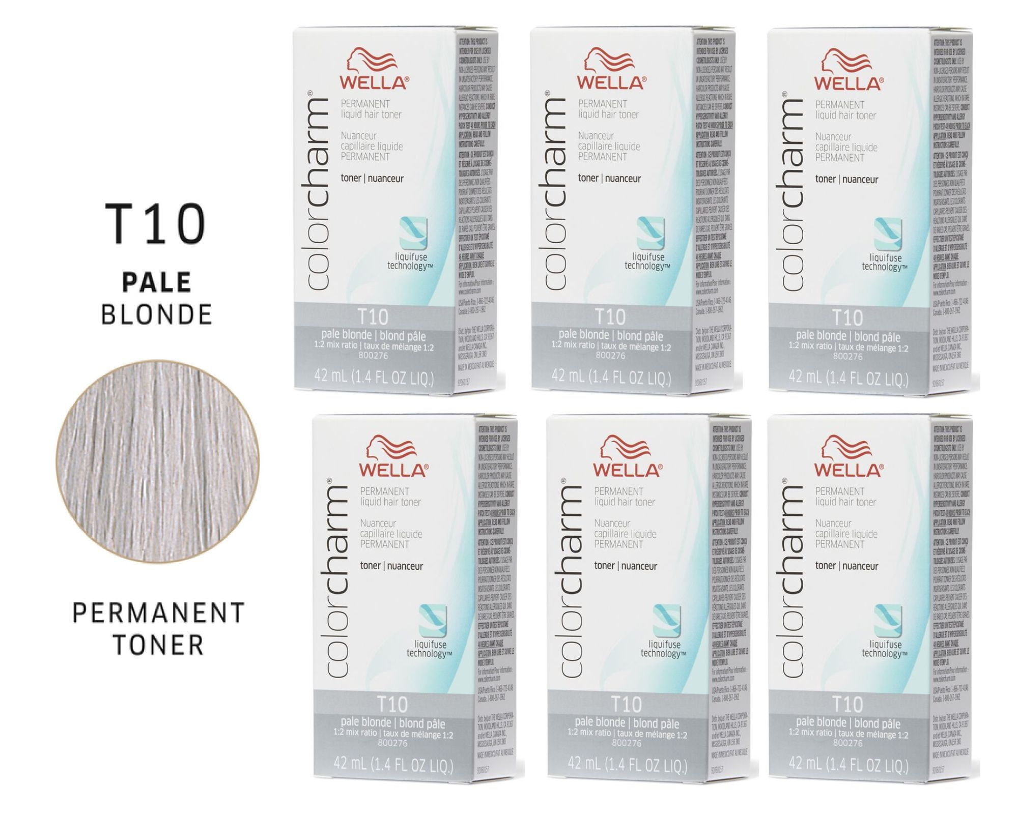 Wella Color Charm T10 x 6 - Walmart.com