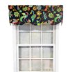 RLF Home Floral Printed Living Room Curtain, Pouf Glory 3in Rod Pocket ...