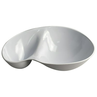 ITSELFER 2 Pcs 3 Inch Pure White Ceramic Appetizer Serving Tray 2 ...