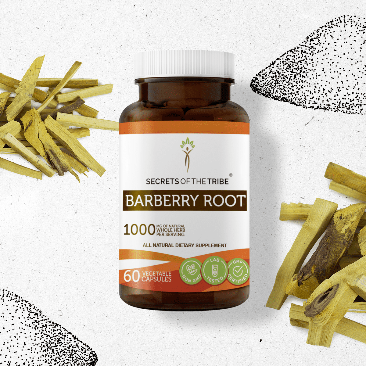 Secrets of the Tribe Barberry Root 60 Capsules, 500 mg, Organic ...