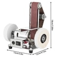 Mini Belt Sander - Electric Grinder Sanding Machine, 7 Adjustable Table ...