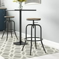 HouseInBox Industrial Bar Stools Set of 2 Adjustable Counter Height Bar ...