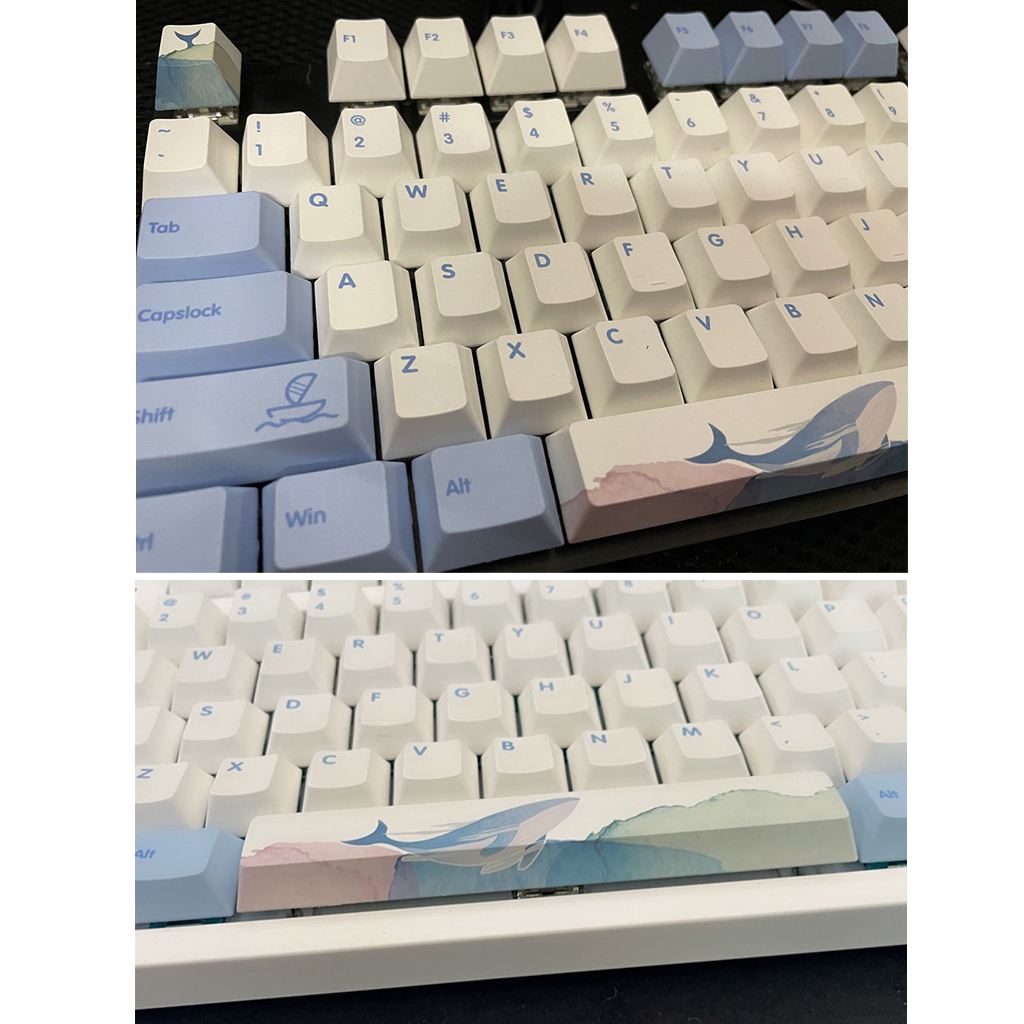 Buy Dolphin Theme Keycaps 110 Cherry Keys PBT Keycaps Mechanical Keycap ...