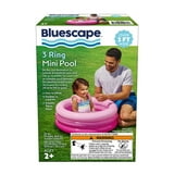 Bluescape Pink 3 Ring Pool, Inflatable Backyard Pool for Kids 2 ...