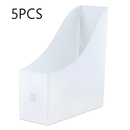 2/3/5PCS Plastic File Holder Magazine Book Rack Document Tray Table ...