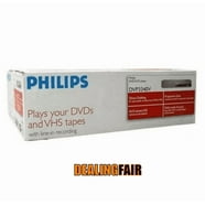 Philips DVP3345V All-in-One DVD/VCR Player Combo - Plays VHS & DVDs (New) - Walmart.com
