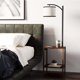 SUNMORY Floor Lamp with Table, Lamps for Living Room with USB Port ...
