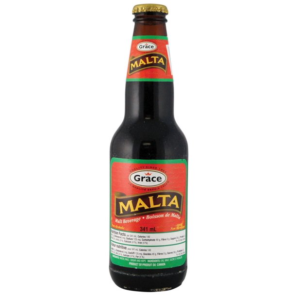 Grace Malta Malt Beverage, 341ml Bottle, Grace Malta Malt Beverage ...