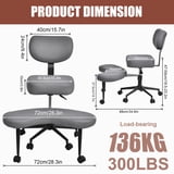 Meditation Cross Legged Chair, ADHD Chair with Height Adjustable ...