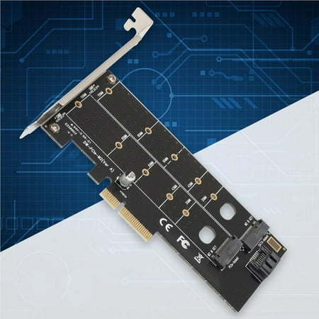 PCI-E-MB2 M.2 Dual Network Card Riser Card for Riser PC Card NIC ...