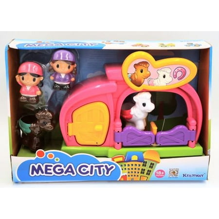KEENWAY Pony Stable Mega City Play Set | Walmart Canada
