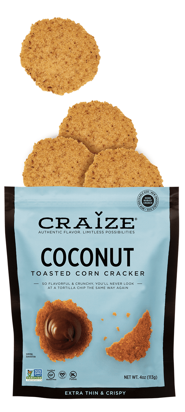 Craize Toasted Corn Cracker Coconut 4oz (2 pack) - Walmart.com