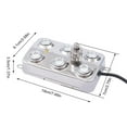 6-Head Ultrasonic Air Humidifier Mist Maker Fogger Water Fountain Pond ...