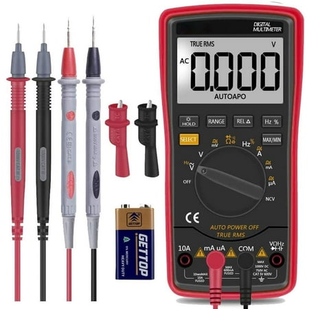 Auto-Ranging Digital Multimeter 6000 Counts TRMS AC/DC Voltage/Account ...