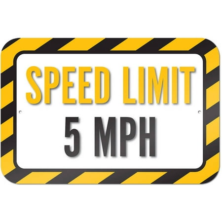 Speed Limit 5 MPH Sign - Walmart.com