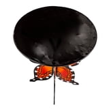 Evergreen Handcrafted Metal Monarch Butterfly Side Table with Round Top ...