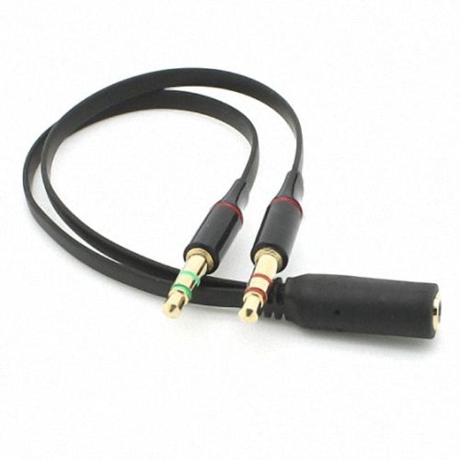Xiwai Adapter Dual 3.5mm Male to Single Female HeadPhone MicroPhone ...