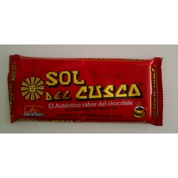 Sol Del Cusco Chocolate - 3.2oz (Single Pack) Product of Peru - Walmart ...
