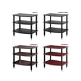 Pangea Audio Vulcan Three Shelf Audio Stereo Rack Media Stand Black ...