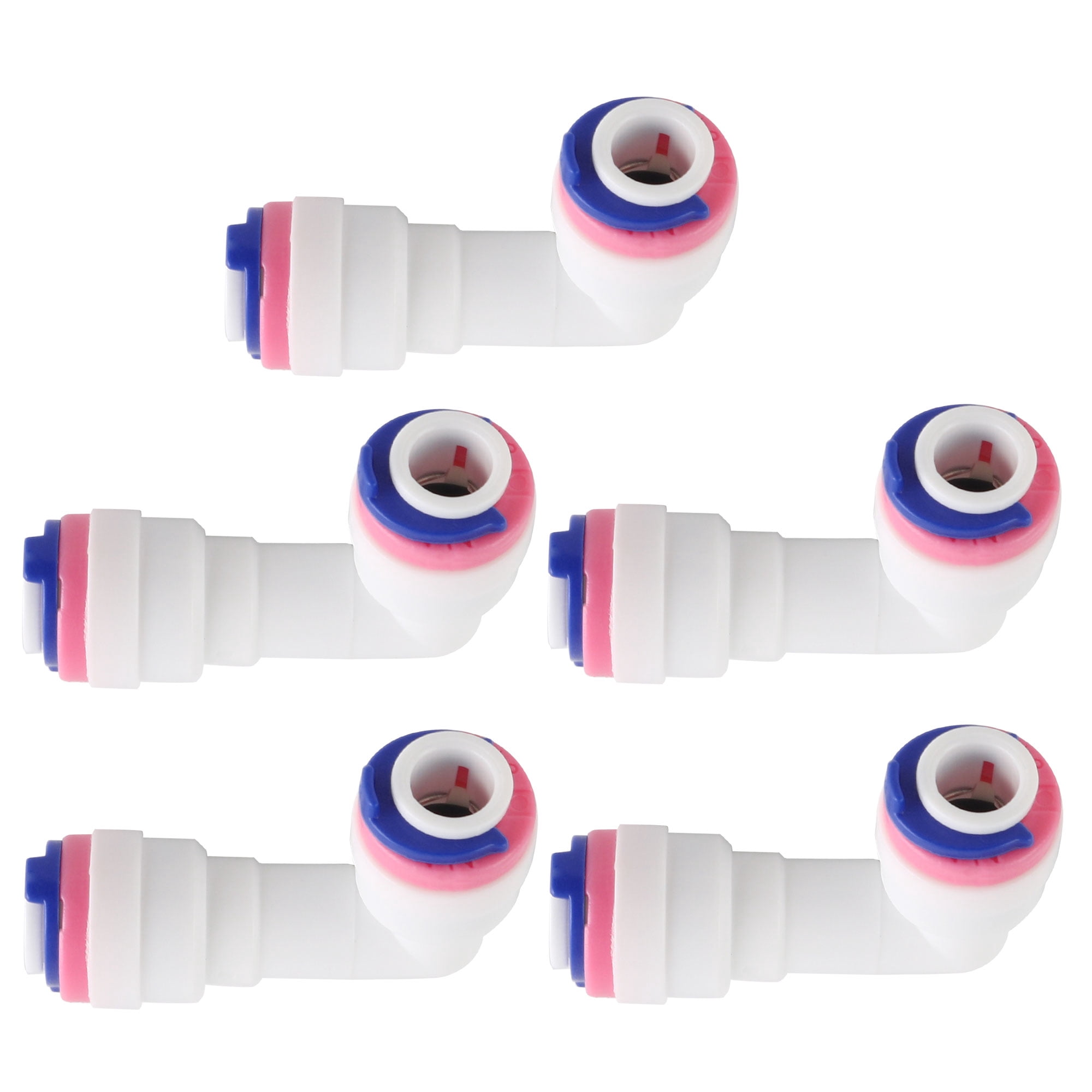 1/4 Inch OD L-type Quick Water Purifier Tube Fitting Connectors Filter ...