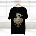Bird Graphic Unisex 100 Cotton Tee With Unique Animal Golden Medallion ...
