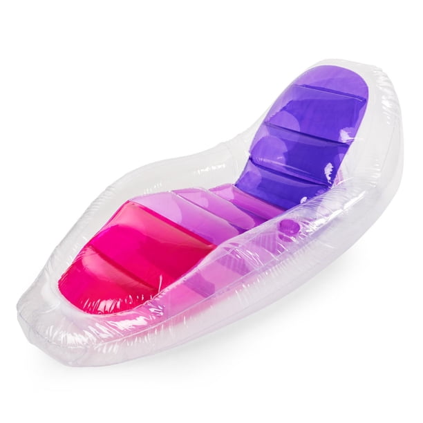 Swimways Dry Float Translucent Zero Gravity Positioning Pool Lounger ...